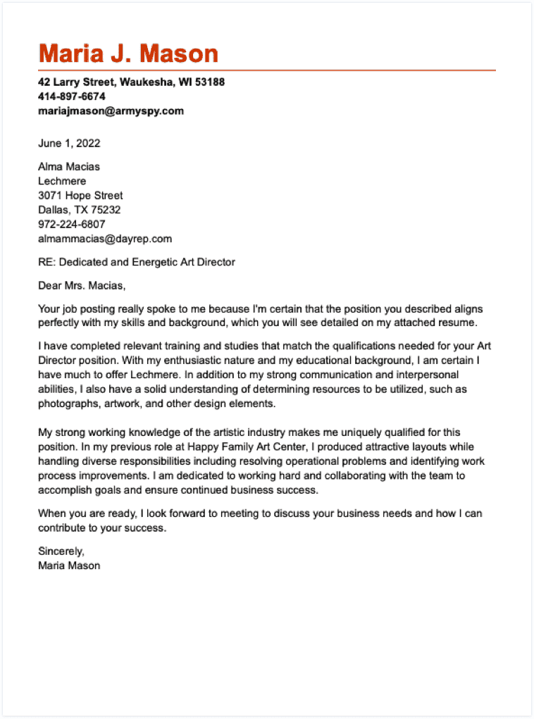 Cover Letter Builder | 23 Templates | Unlimited Downloads