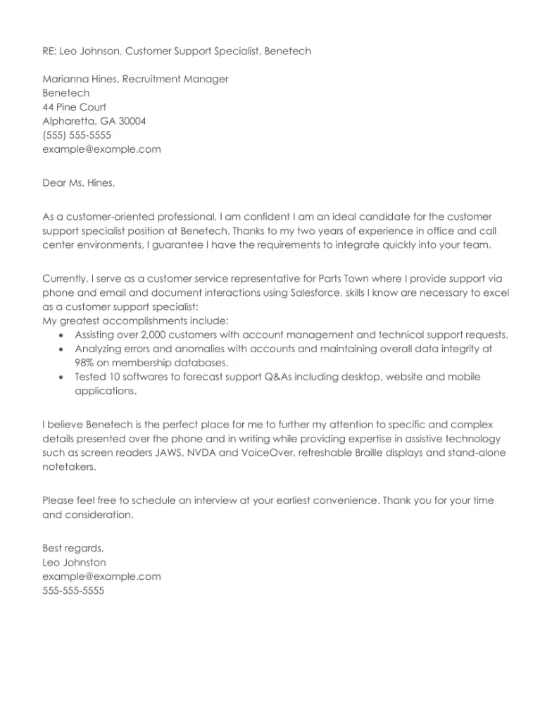 Job Application Email Cover Letter Job Application Email Cover Letter