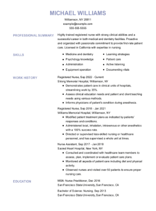 Free Resume Builder - Make A Professional Resume in Minutes