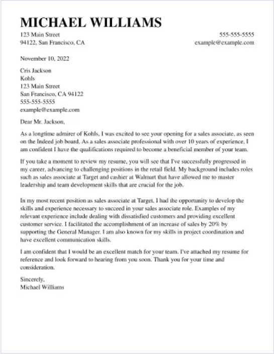 The best Cover Letter Templates for 2024