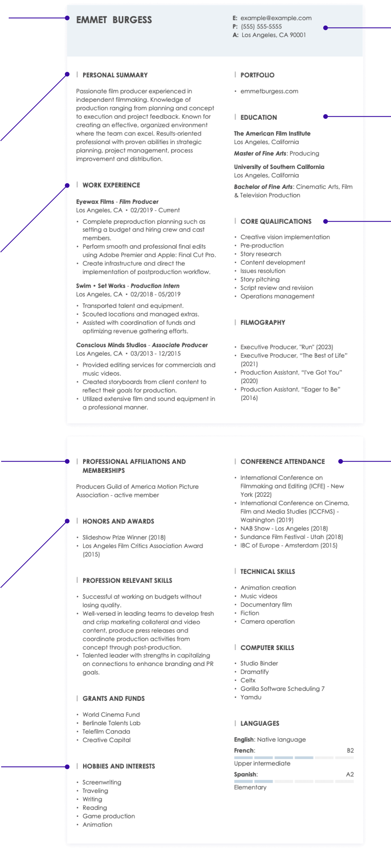 Free Professional CV Templates for 2024
